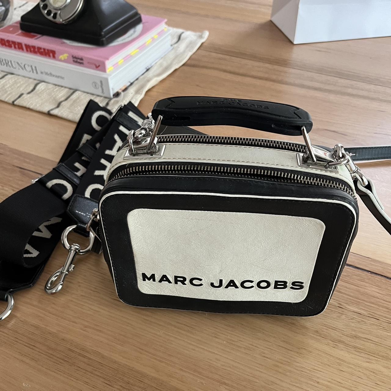 Marc Jacobs Lunch Box - black and white crossbody... | Depop