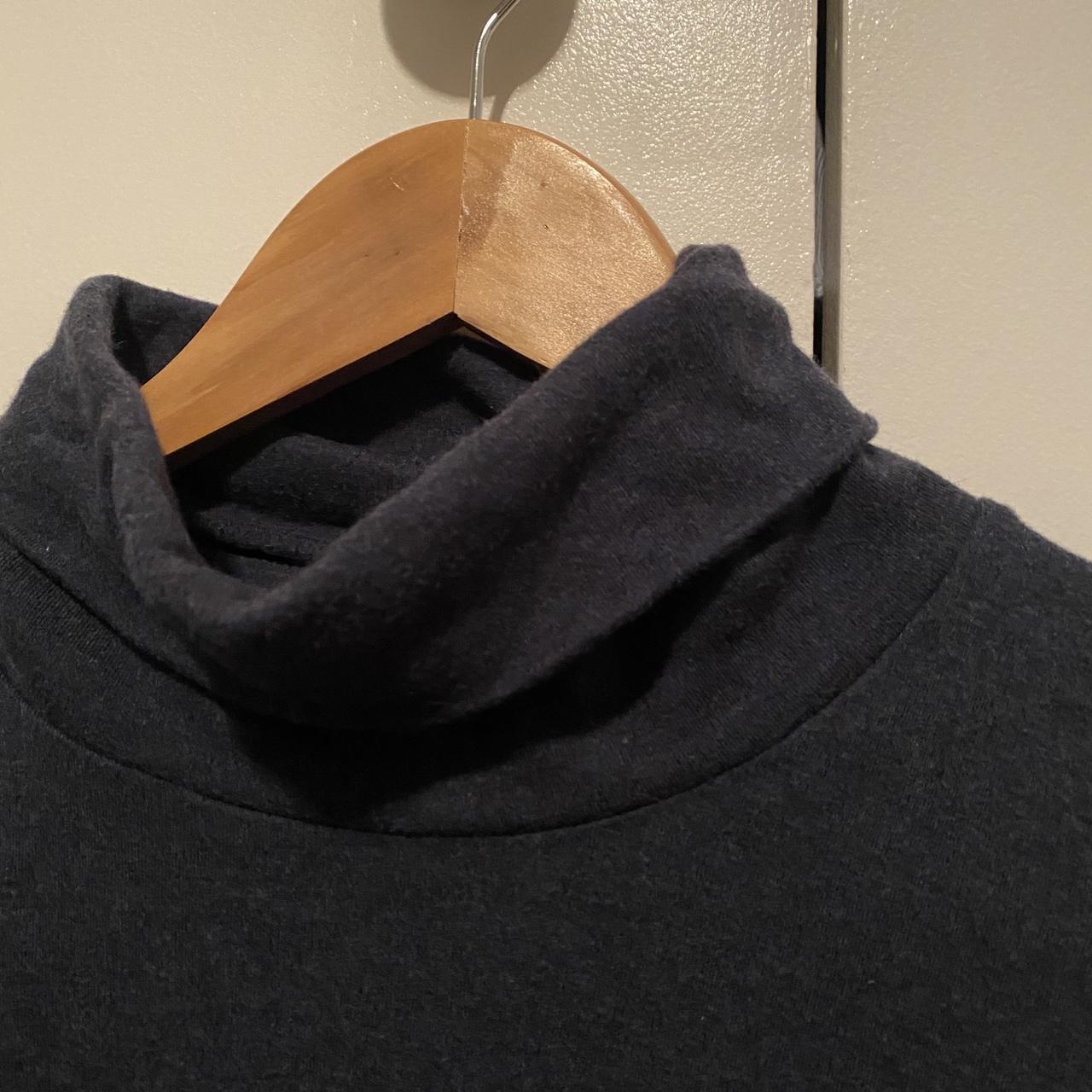 Uniqlo navy turtle neck. Hardly worn. Comfy and warm. - Depop