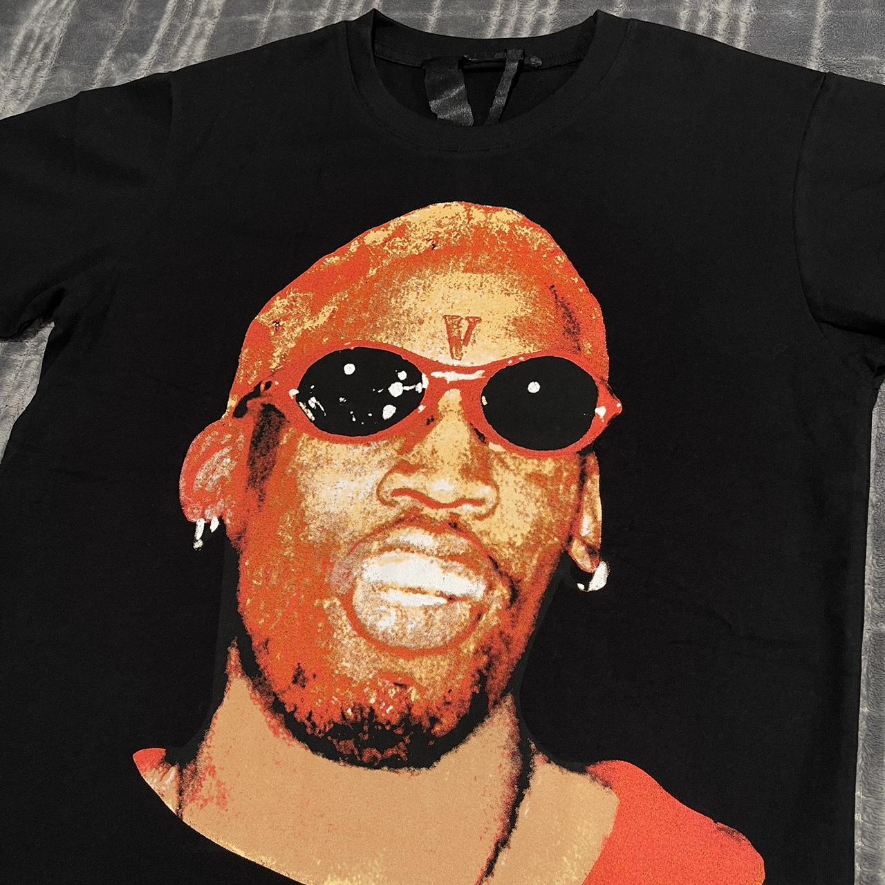 VLONE X DENNIS RODMAN Logo Tee Brand new, never... - Depop