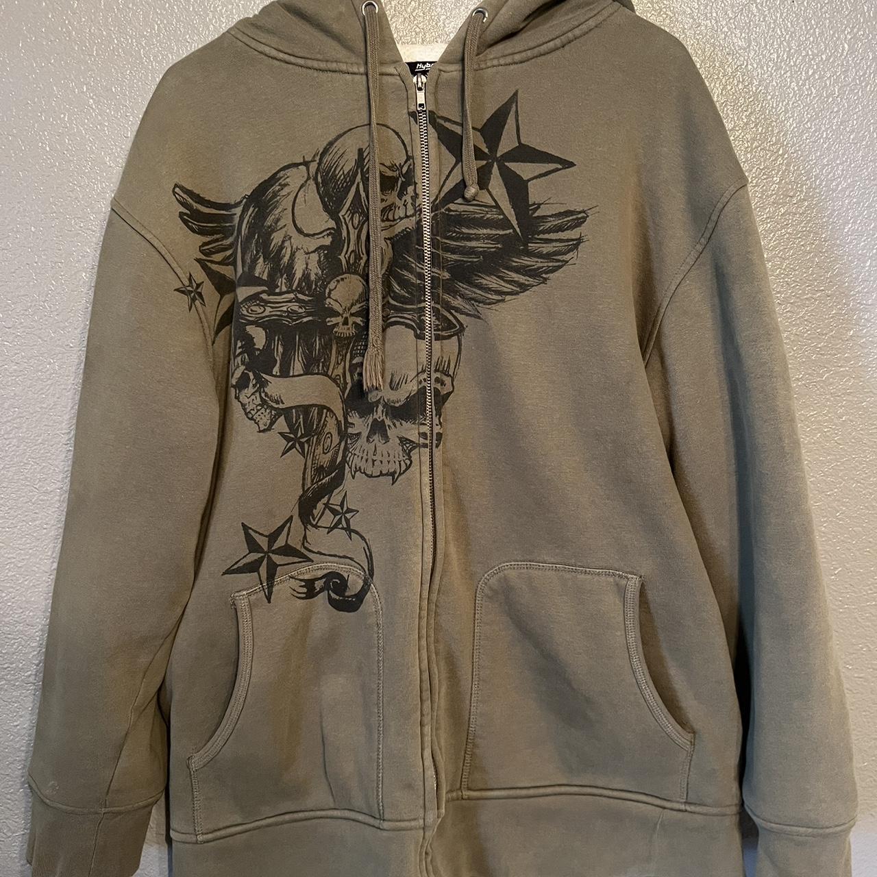 HYBRID TEES winter y2k jacket READ... - Depop