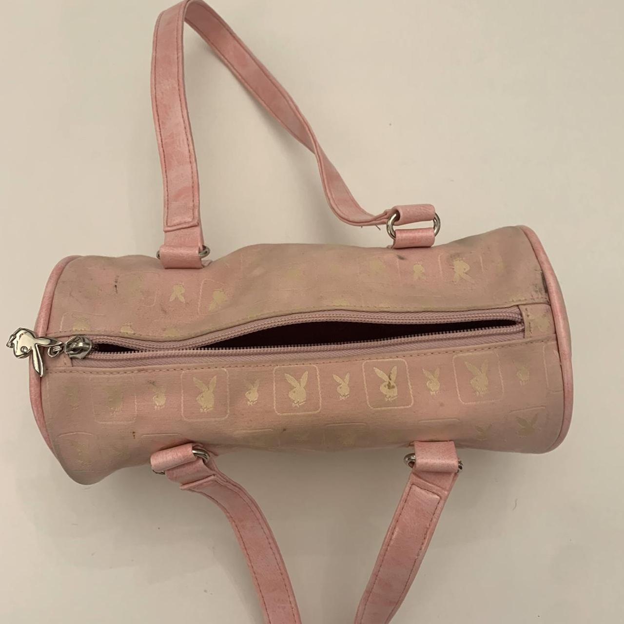 prettiest pink playboy barrel bag ! has a baby pink... - Depop