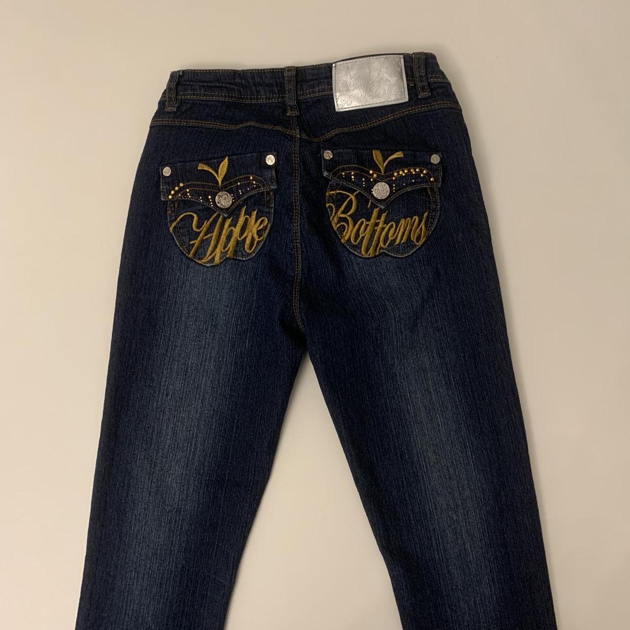 prettiest apple bottom jeans ! skinny fit with... - Depop