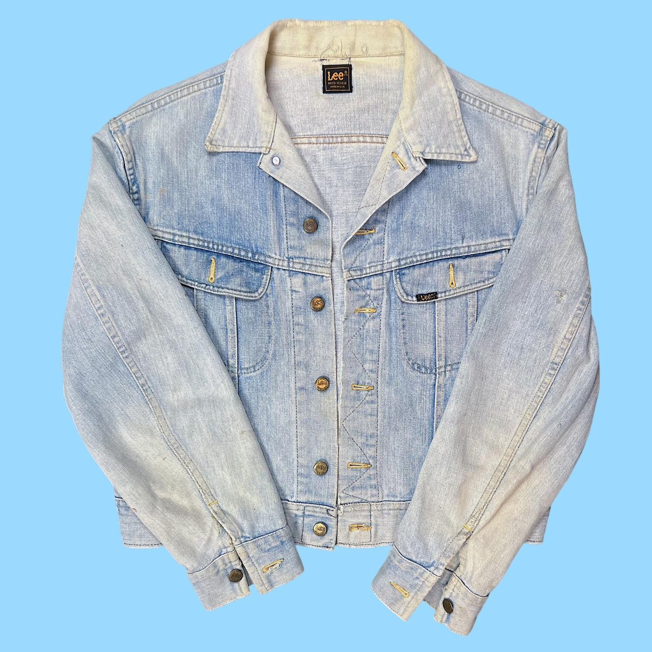 Vintage Lee Rider Denim Jacket Has fading and... - Depop