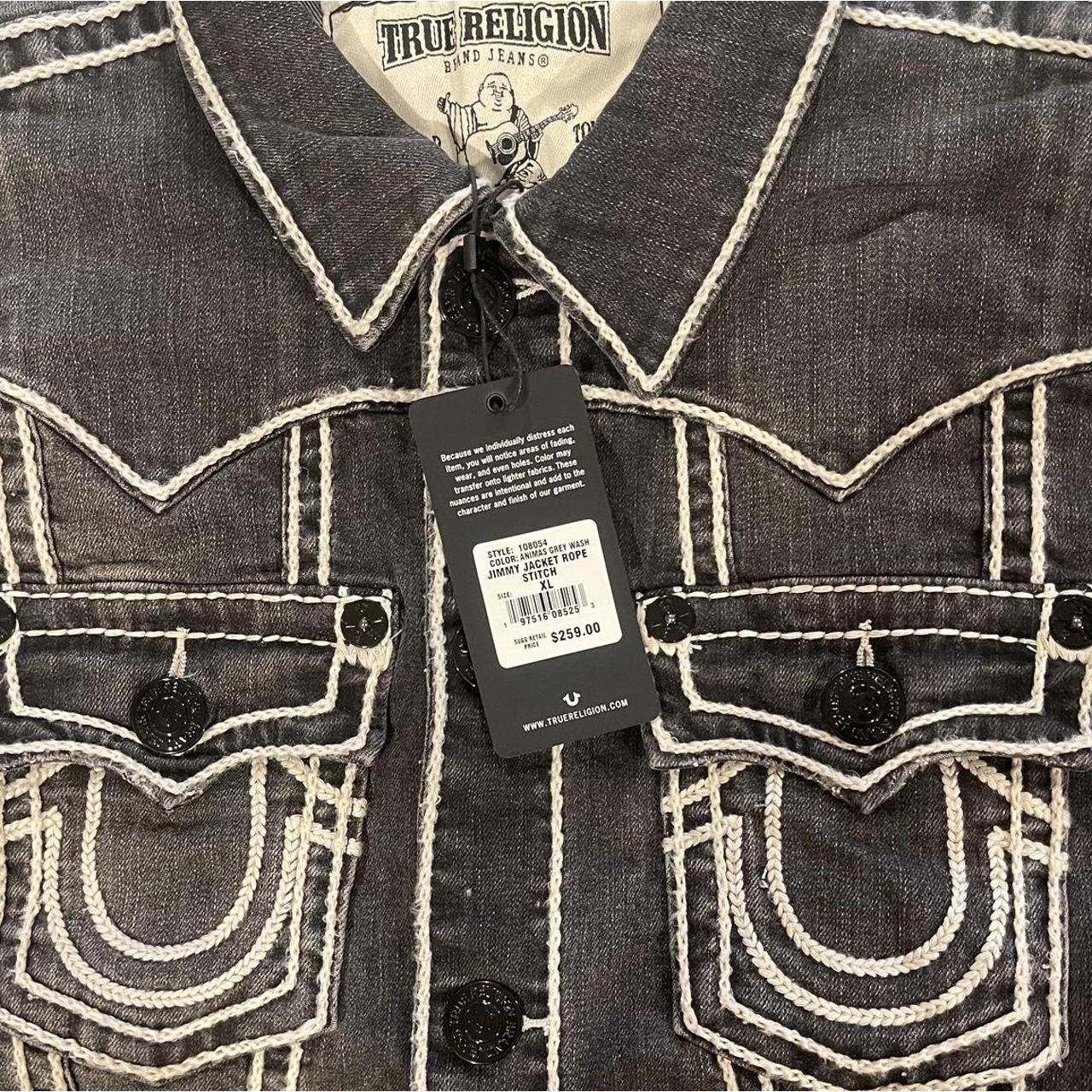 TRUE RELIGION ROPE STITCH SIZE XL NEW WITH... - Depop
