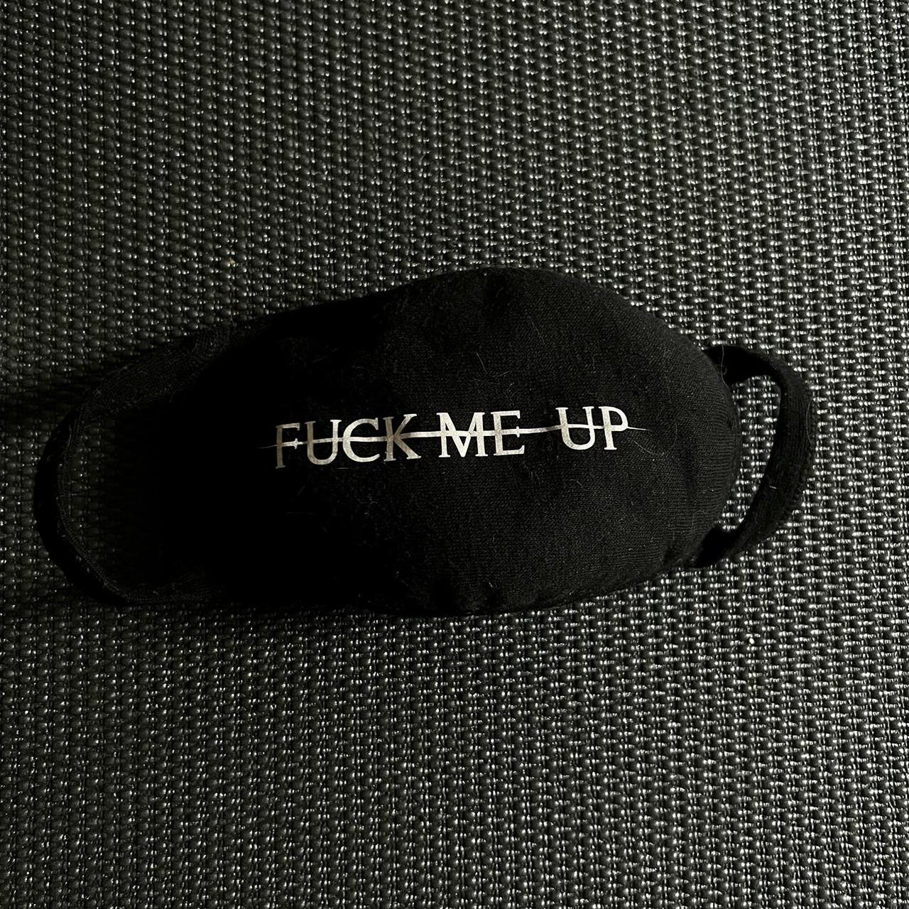 Alison Wonderland black reflective mask. never worn. - Depop