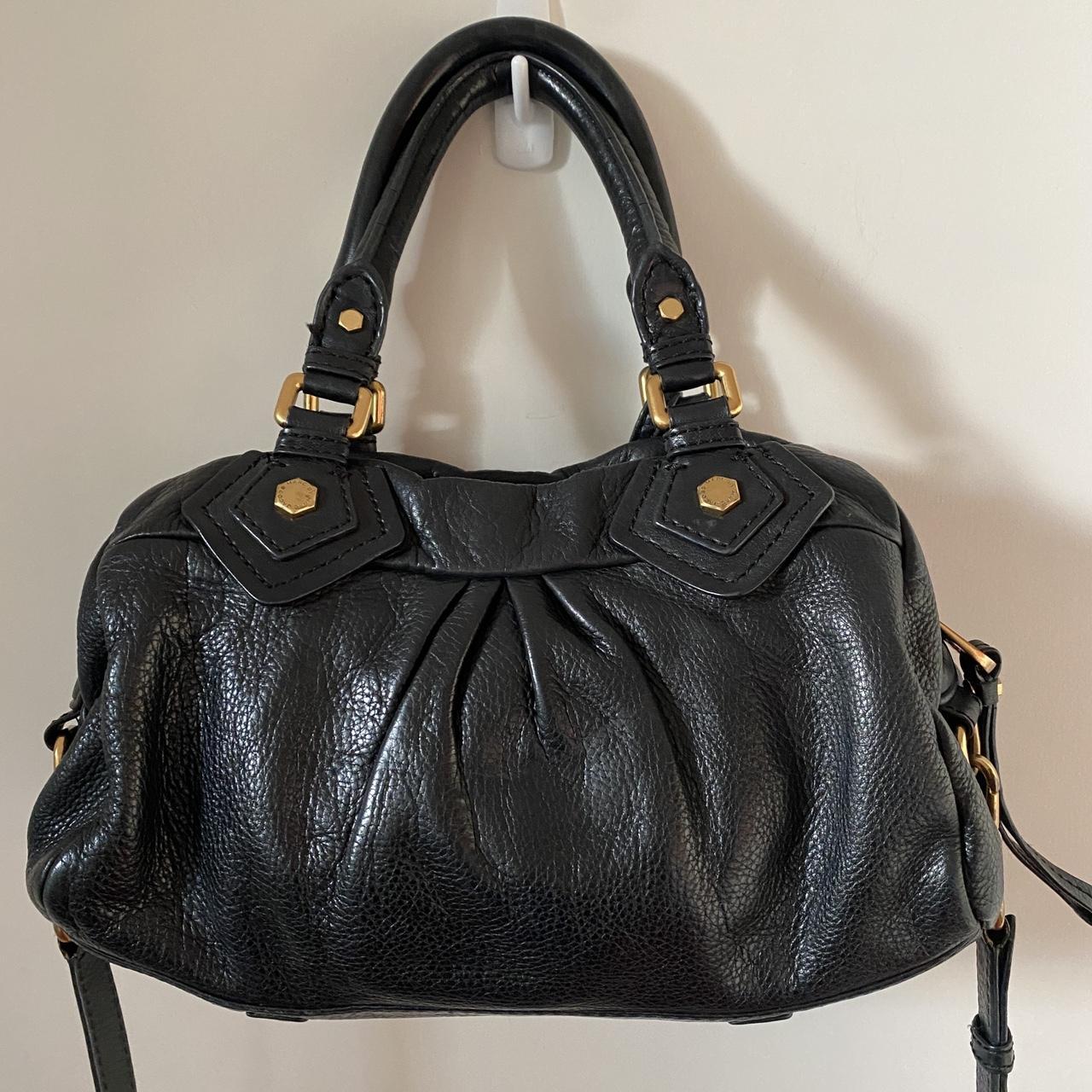 Marc Jacobs black leather Classic Q Baby Groovee... - Depop
