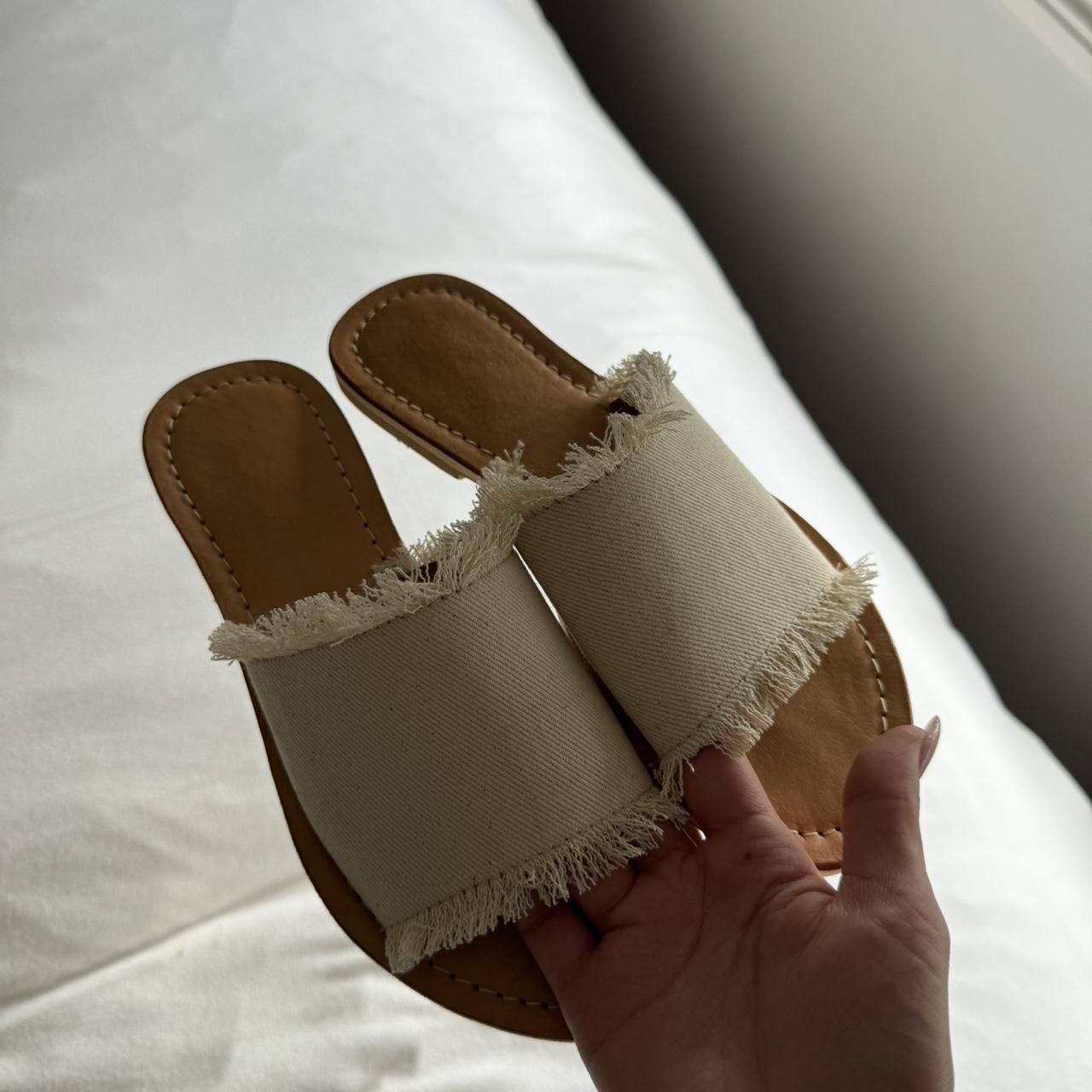 Fabric slides purchased in Bali - Depop