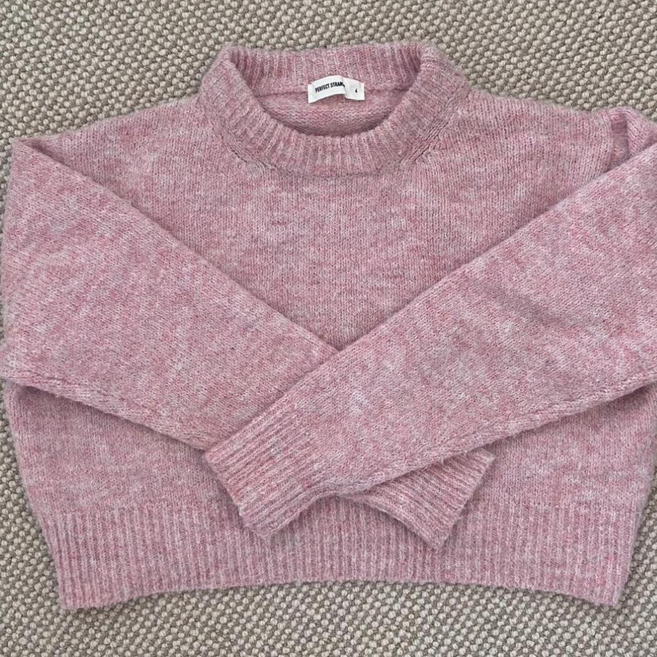 perfect stranger wool blend crop knit jumper #vrggrl... - Depop