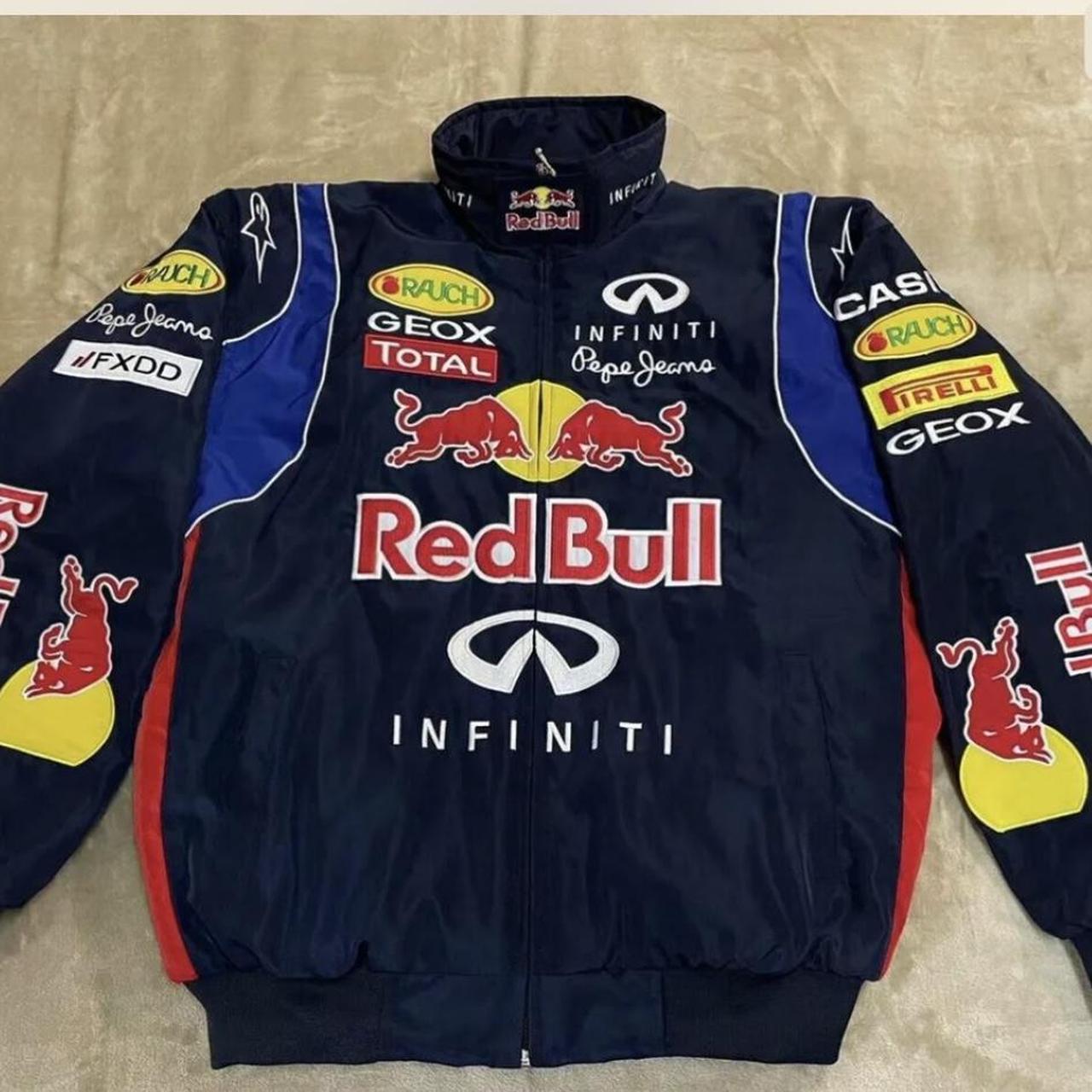 cheapest on depop RED BULL racing jacket x super... - Depop