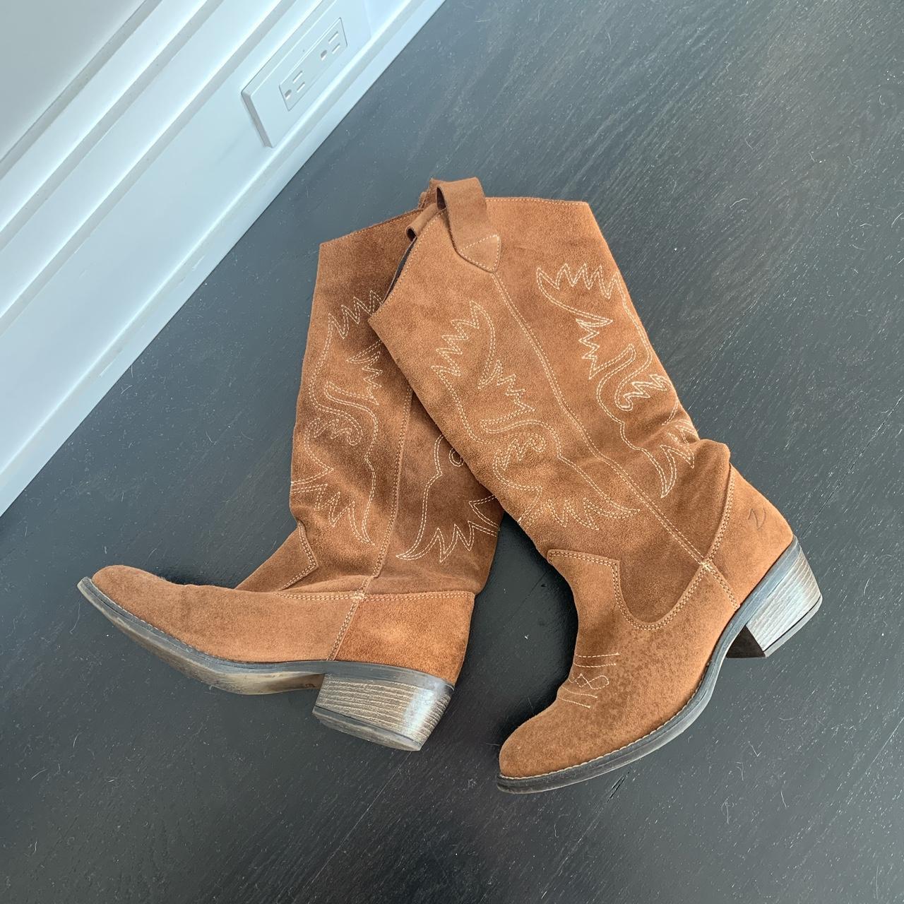 Women's Tan Boots | Depop