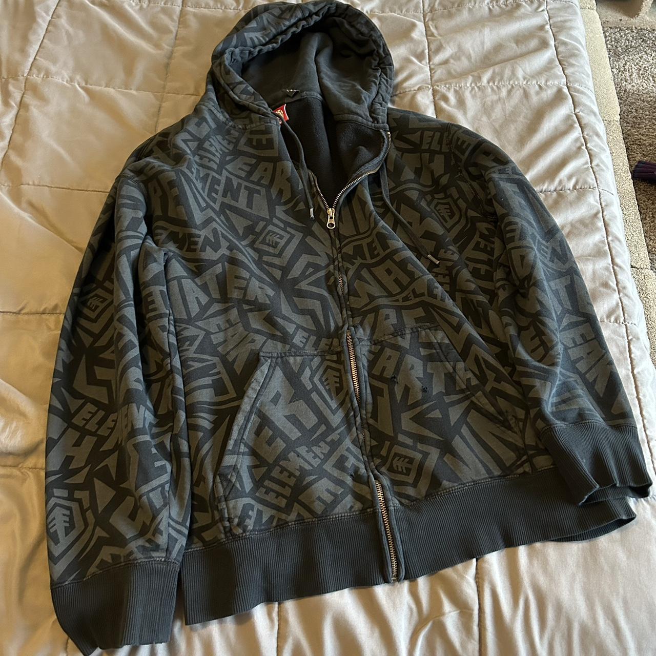 Element Men's Black Hoodie | Depop