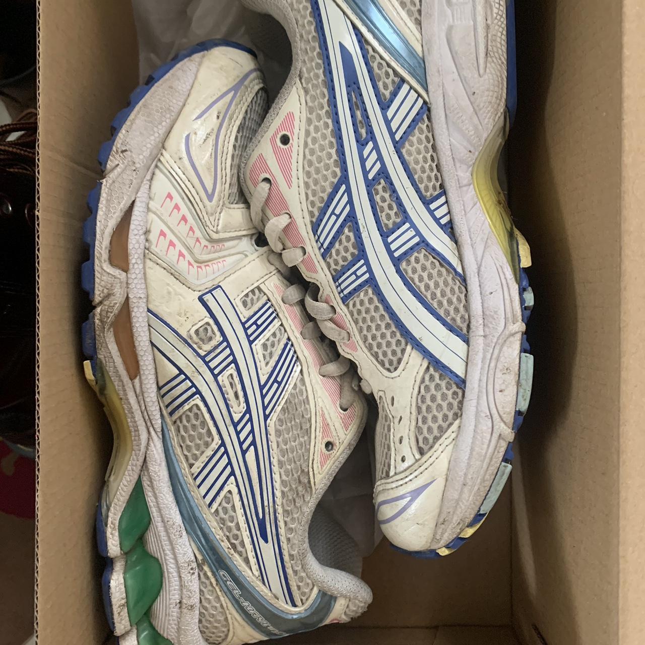 super colorful cute asics perfect for spring - Depop
