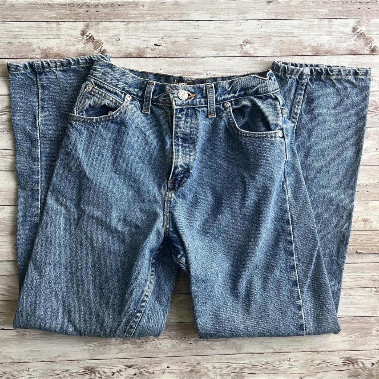 vintage faded glory mom jeans! high waisted. medium... - Depop