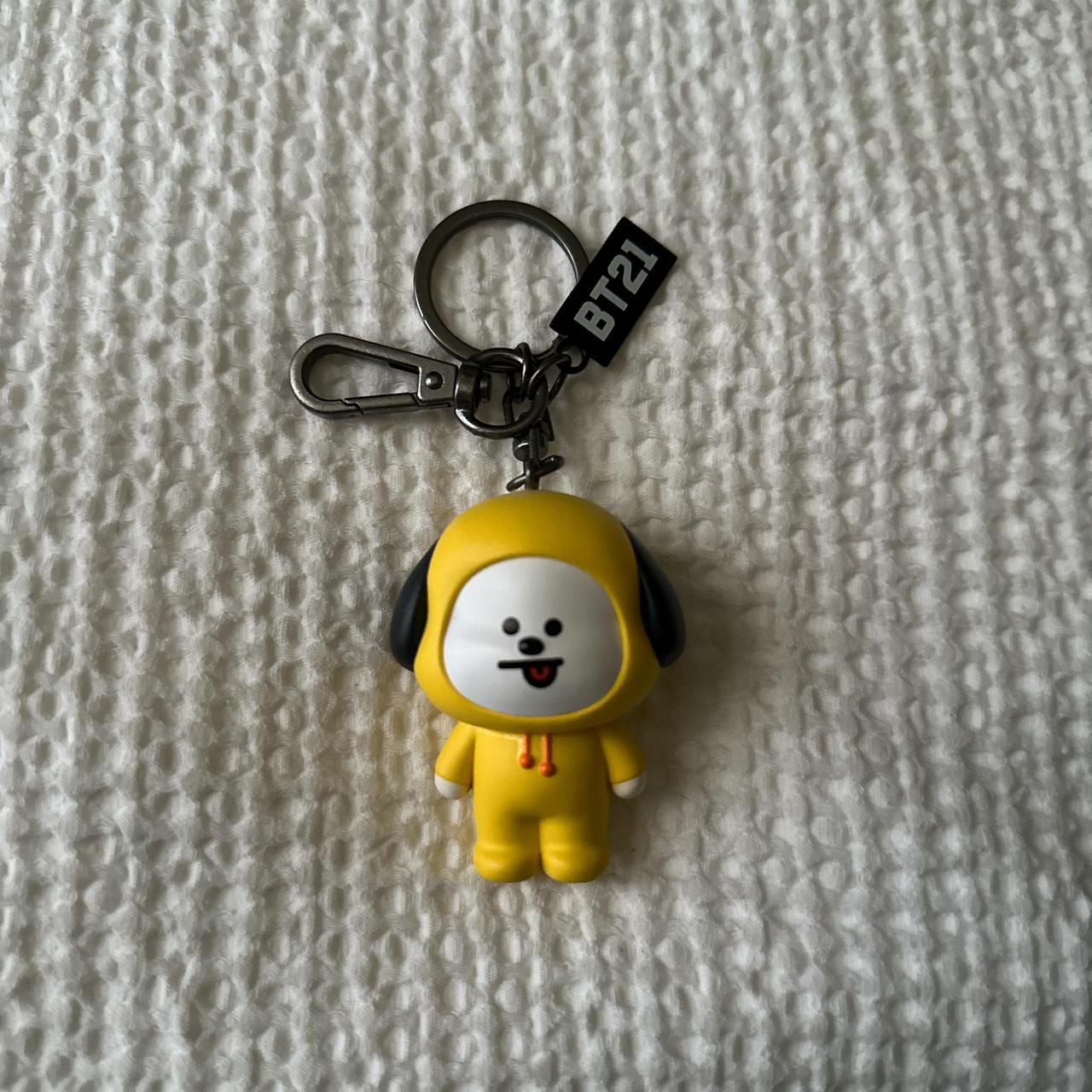 Official Line Yellow BTS Chimmy keychain 💛 *Never... - Depop