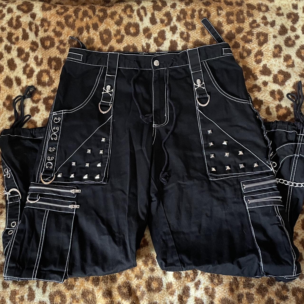 RARE TRIPP NYC SKULL RAVE PANTS Studded asf with... | Depop