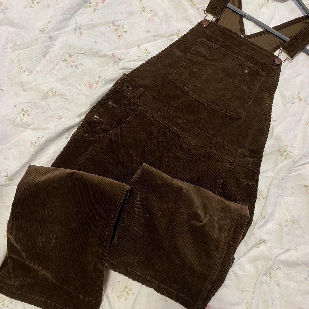 Super cute corduroy brown overalls- Super comfy and... - Depop