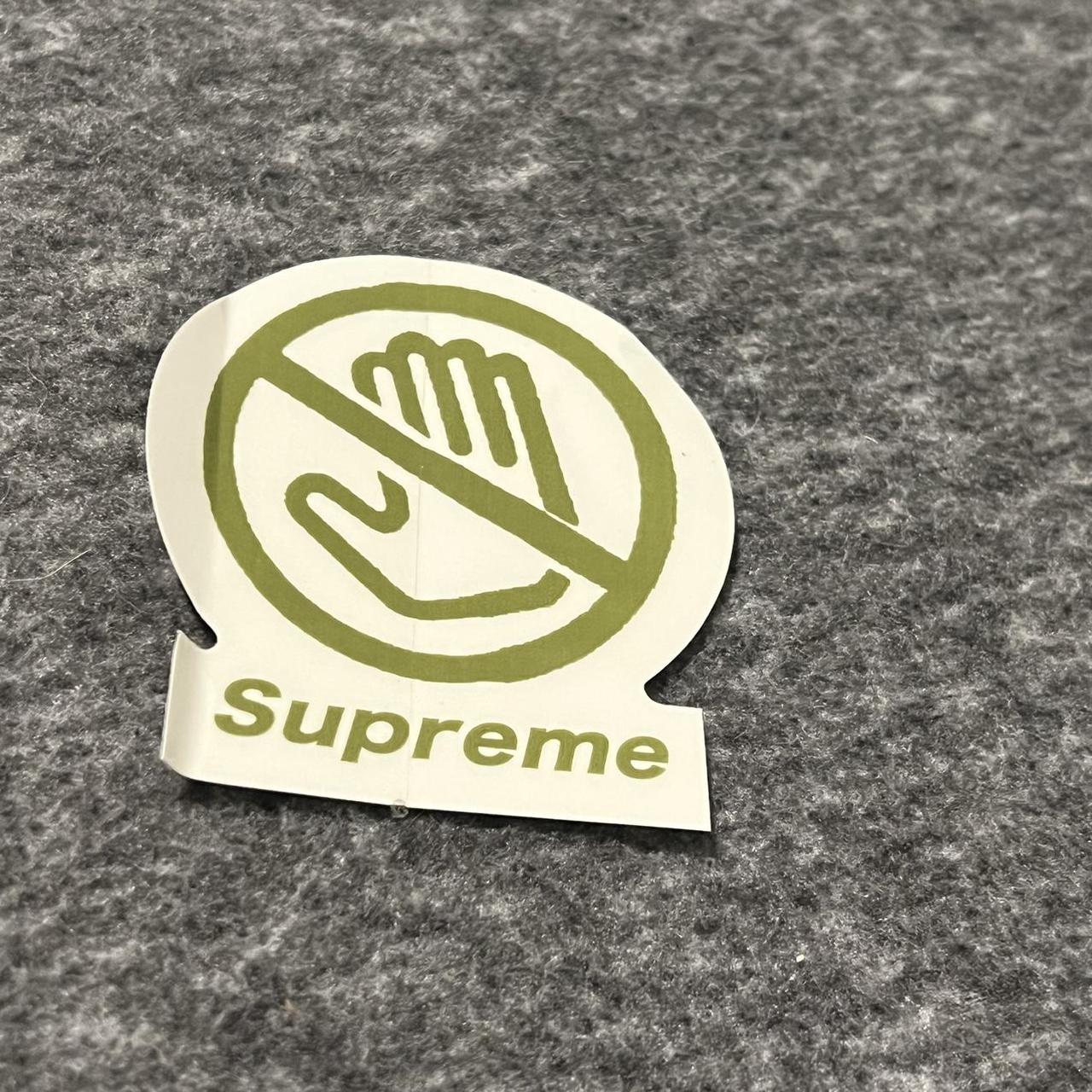 Supreme Green and Yellow Stickers | Depop