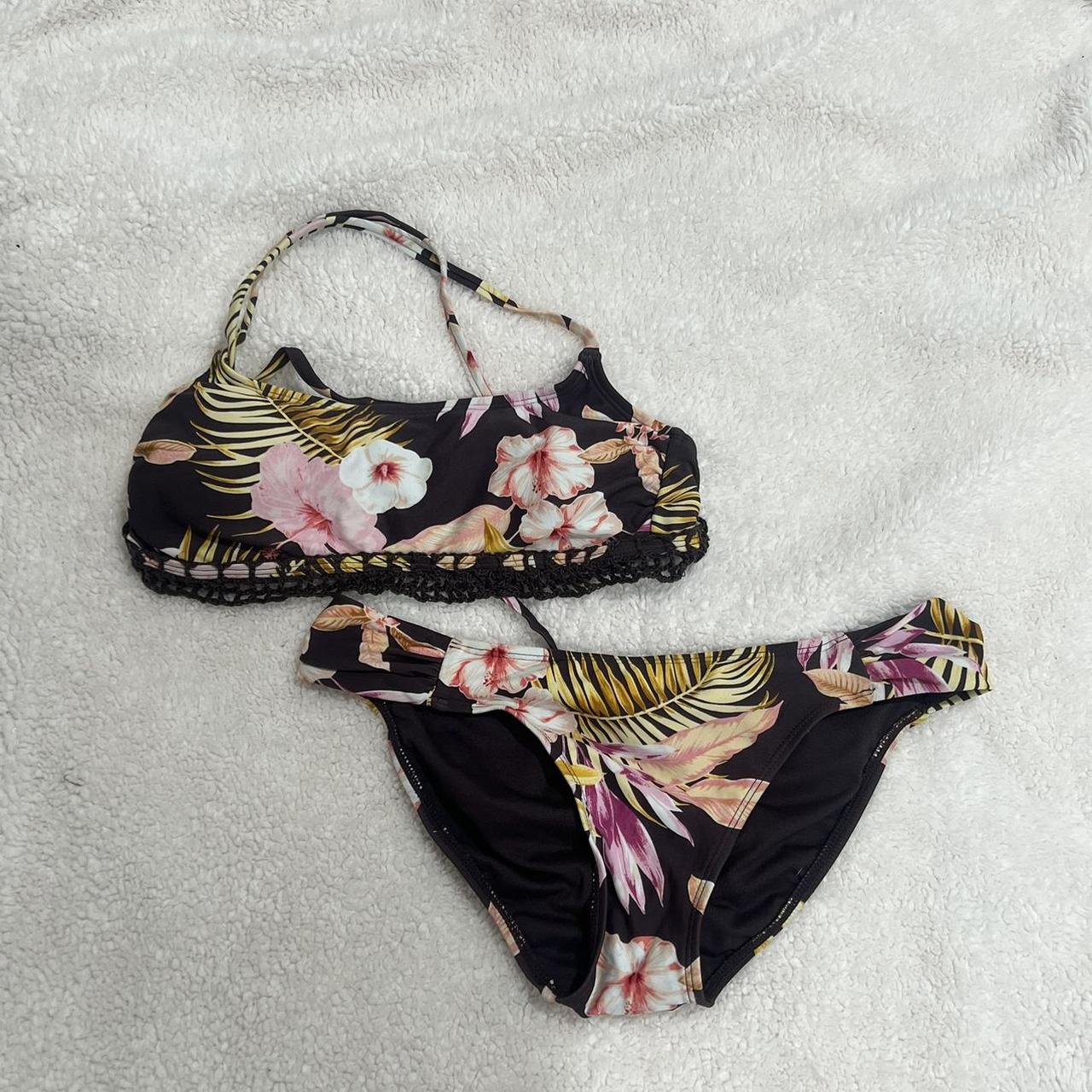 Xhilaration Womens Pink And Brown Bikinis And Tankini Sets Depop