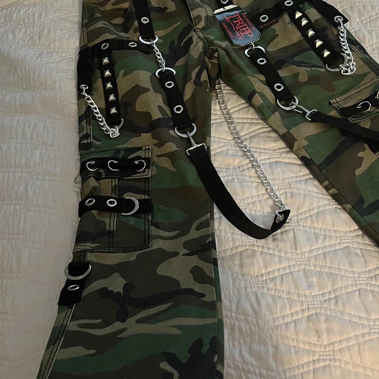 Tripp Nyc Camo Pants Barely Worn Never Worn Depop