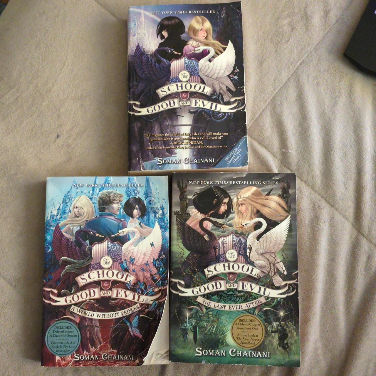 School for Good and Evil books 1-3 by Soman Chainani... | Depop