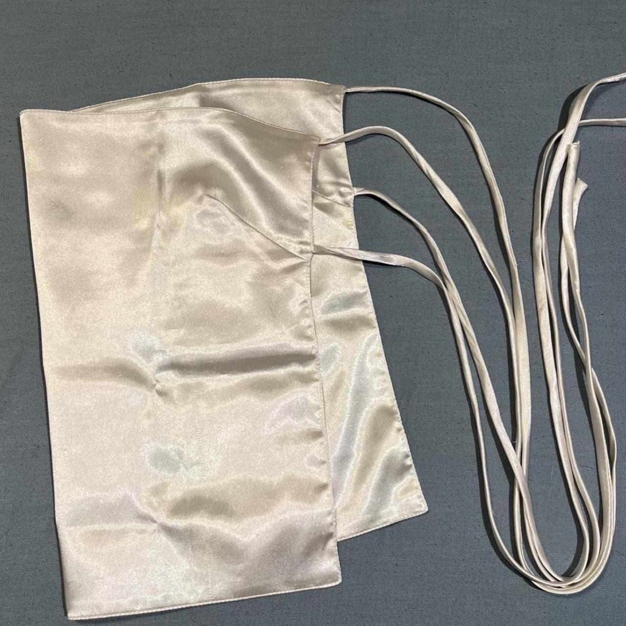 MR WINSTON TIE UP TOP Archie pearl top ONE SIZE (can... - Depop