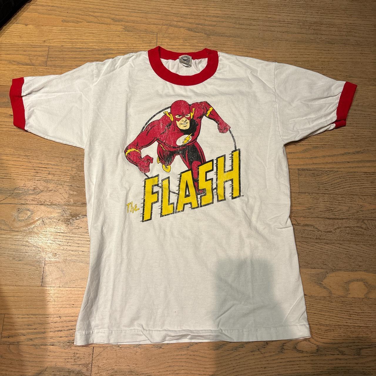 DC comics flash ringer t shirt size M - Depop