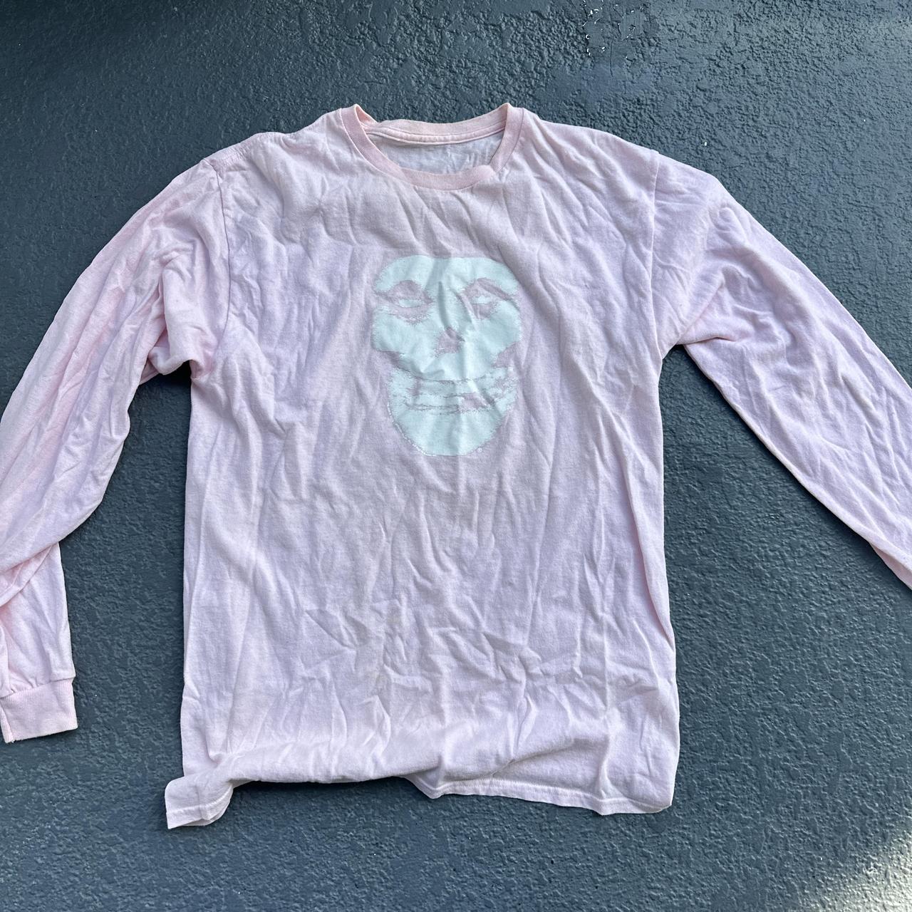 Pink misfits shirts size medium #misfits #bandshirt... - Depop