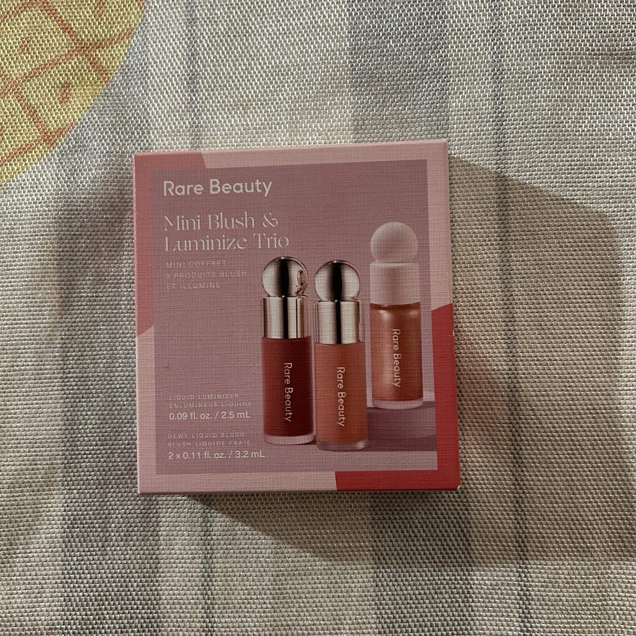 Rare Beauty Mini Blush & Luminize Trio Brand new... - Depop