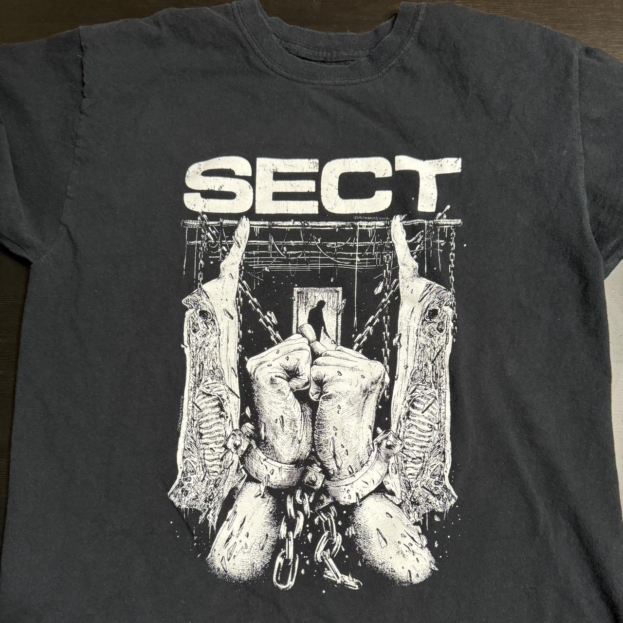Sect shirt size large fits closer to a medium - Depop