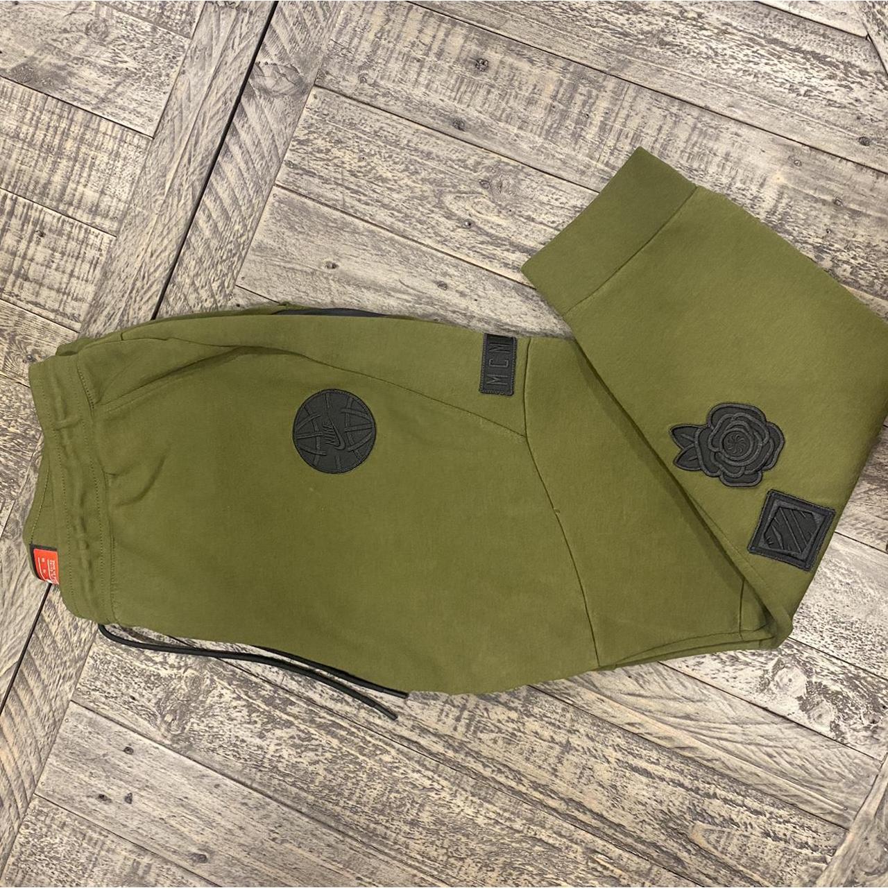 Nike Men's Khaki and Green Joggers-tracksuits | Depop