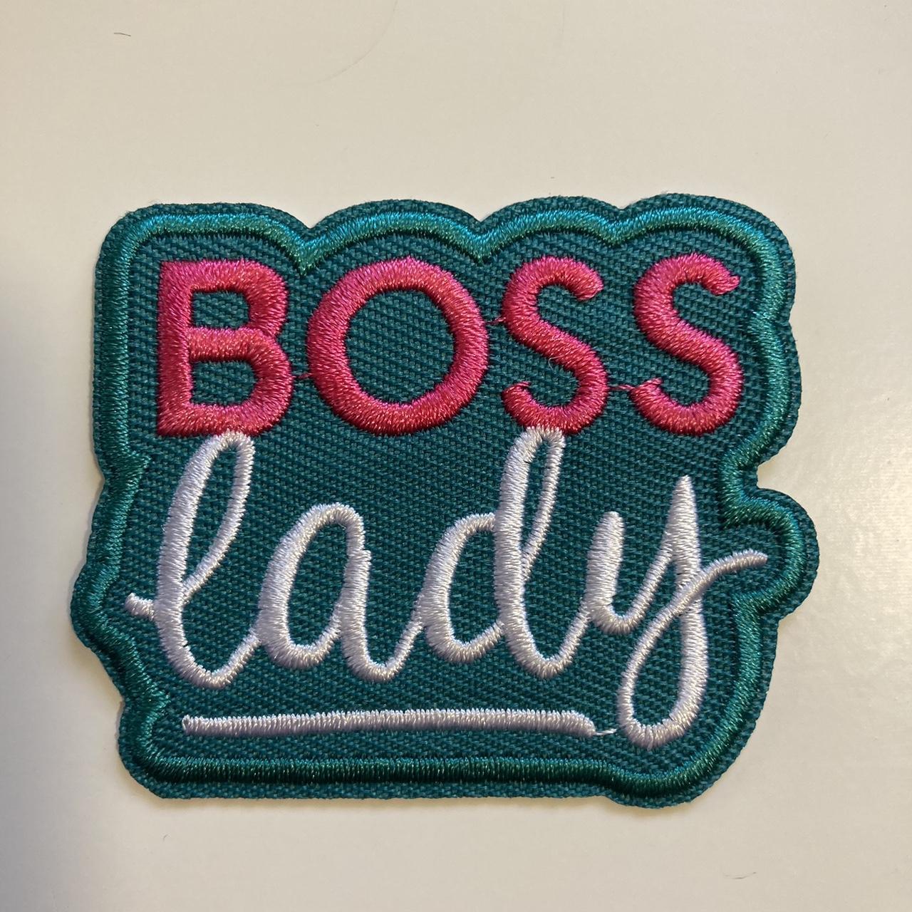 Boss Lady iron on patch Great for denim clothing... - Depop