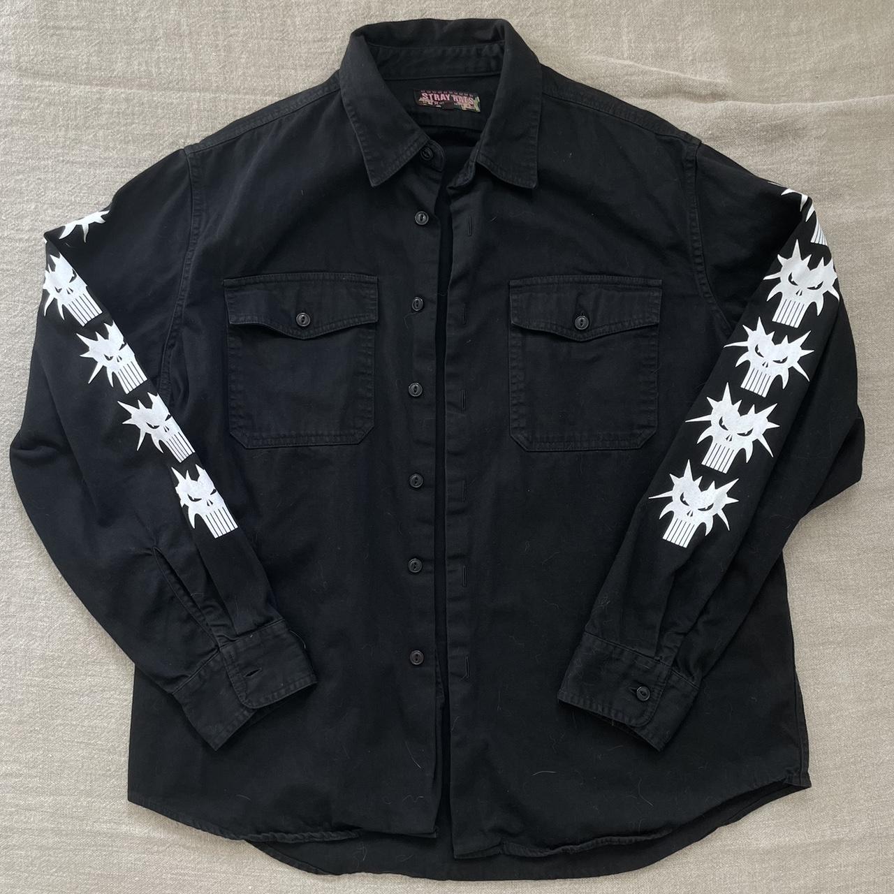Stray Rats button down shirt large #stray #rats... - Depop
