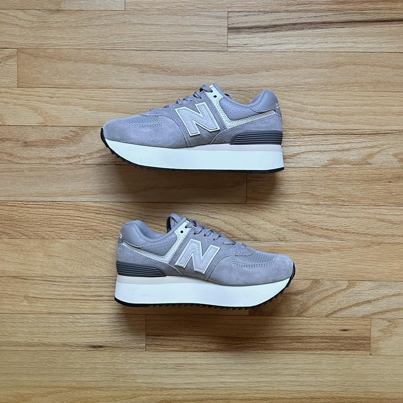 New Balance Women's Grey Trainers | Depop