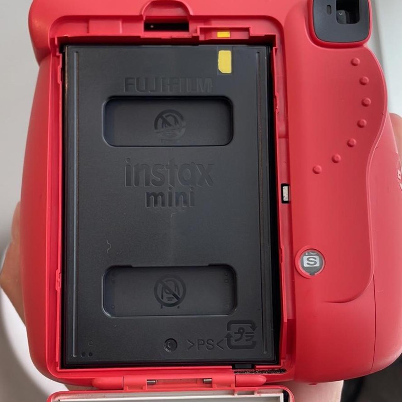 INSTAX mini 8 cute mini red fujifilm camera with... - Depop