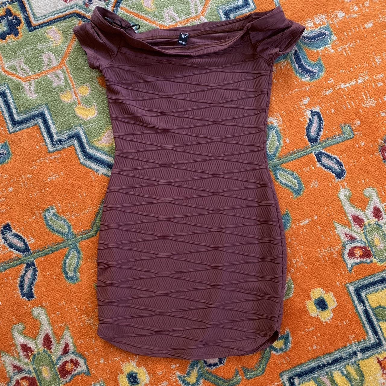 Windsor body-con Merlot color mini dress 🥀 great for... - Depop