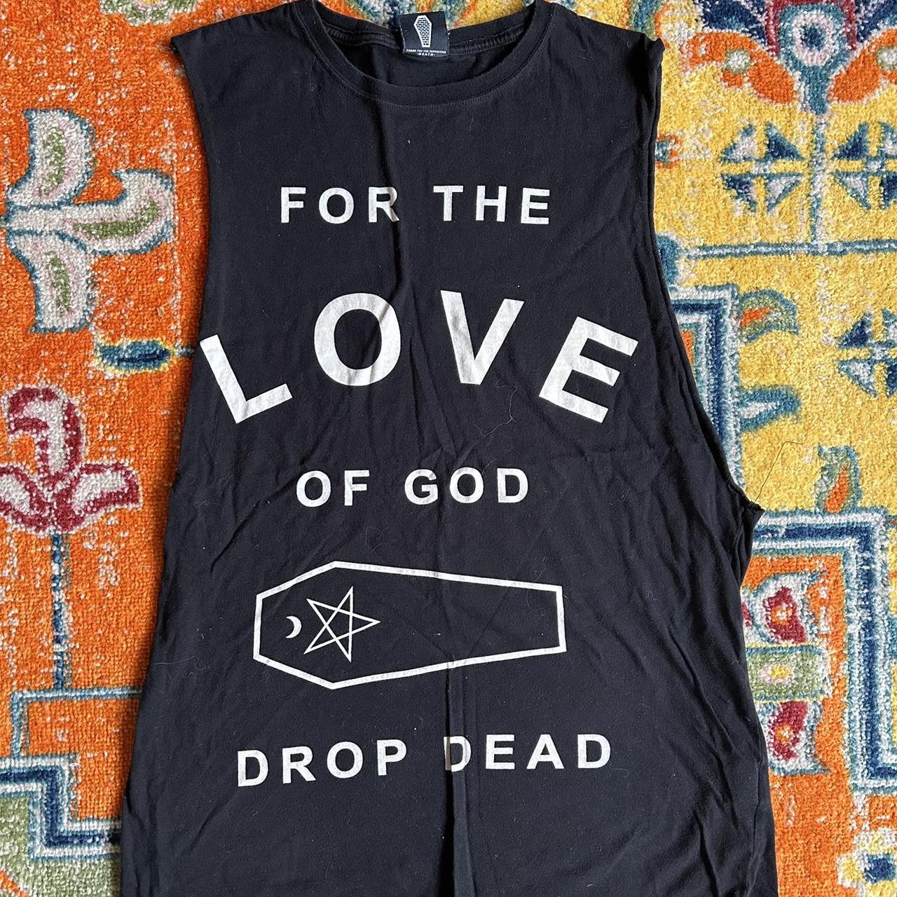 Drop Dead tank top. Size medium #dropdead #emo... - Depop