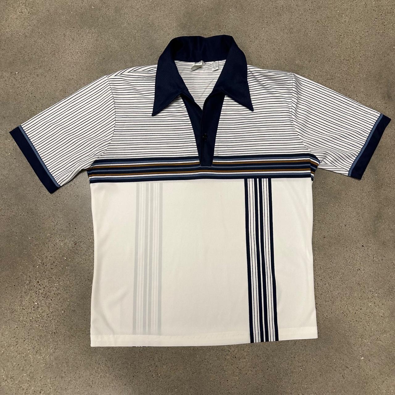 Vintage 60s/70s Spire California Polo Collared Shirt... - Depop