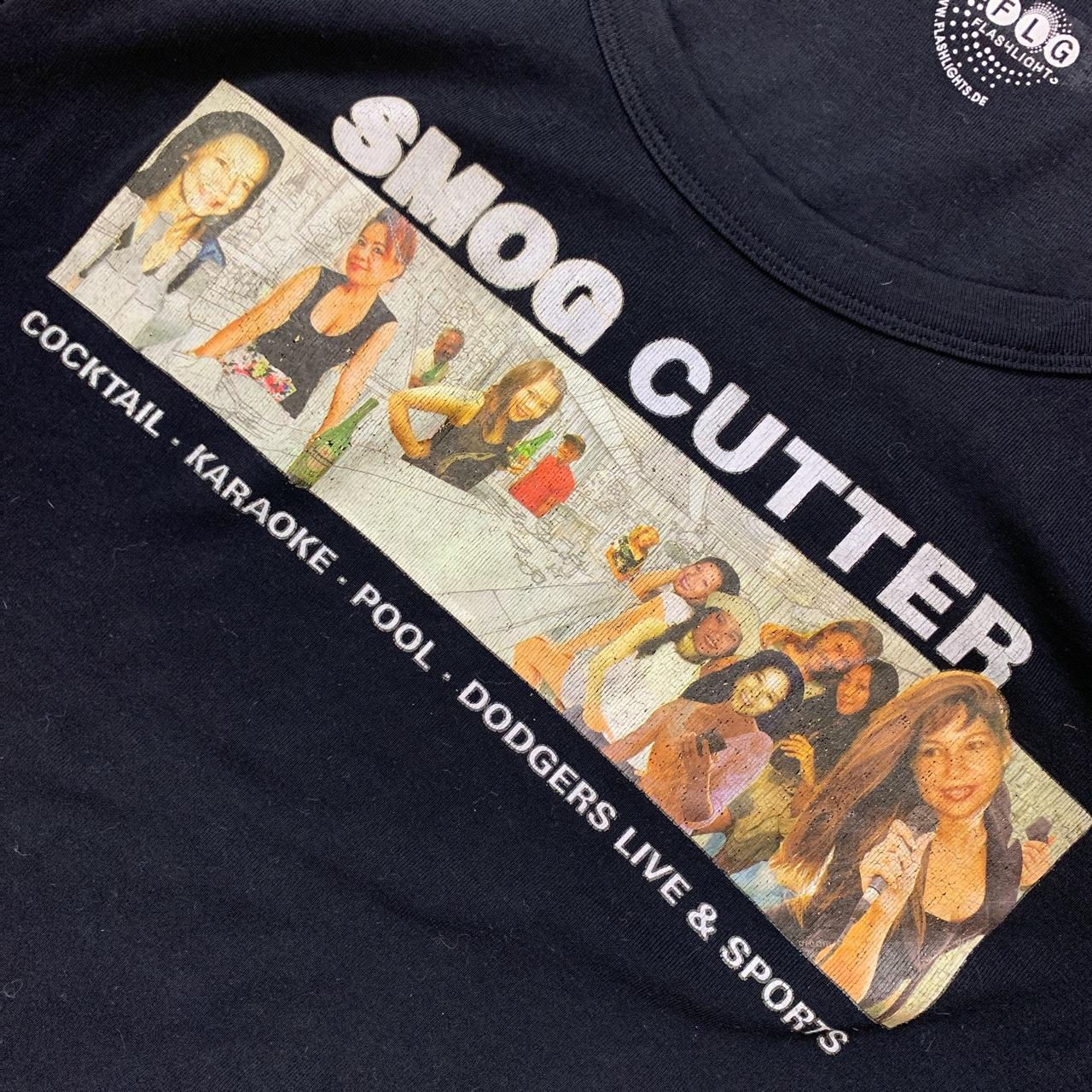 SMOGG CUTTER BAR BLACK TANK TOP ① cut off bottom ②... - Depop