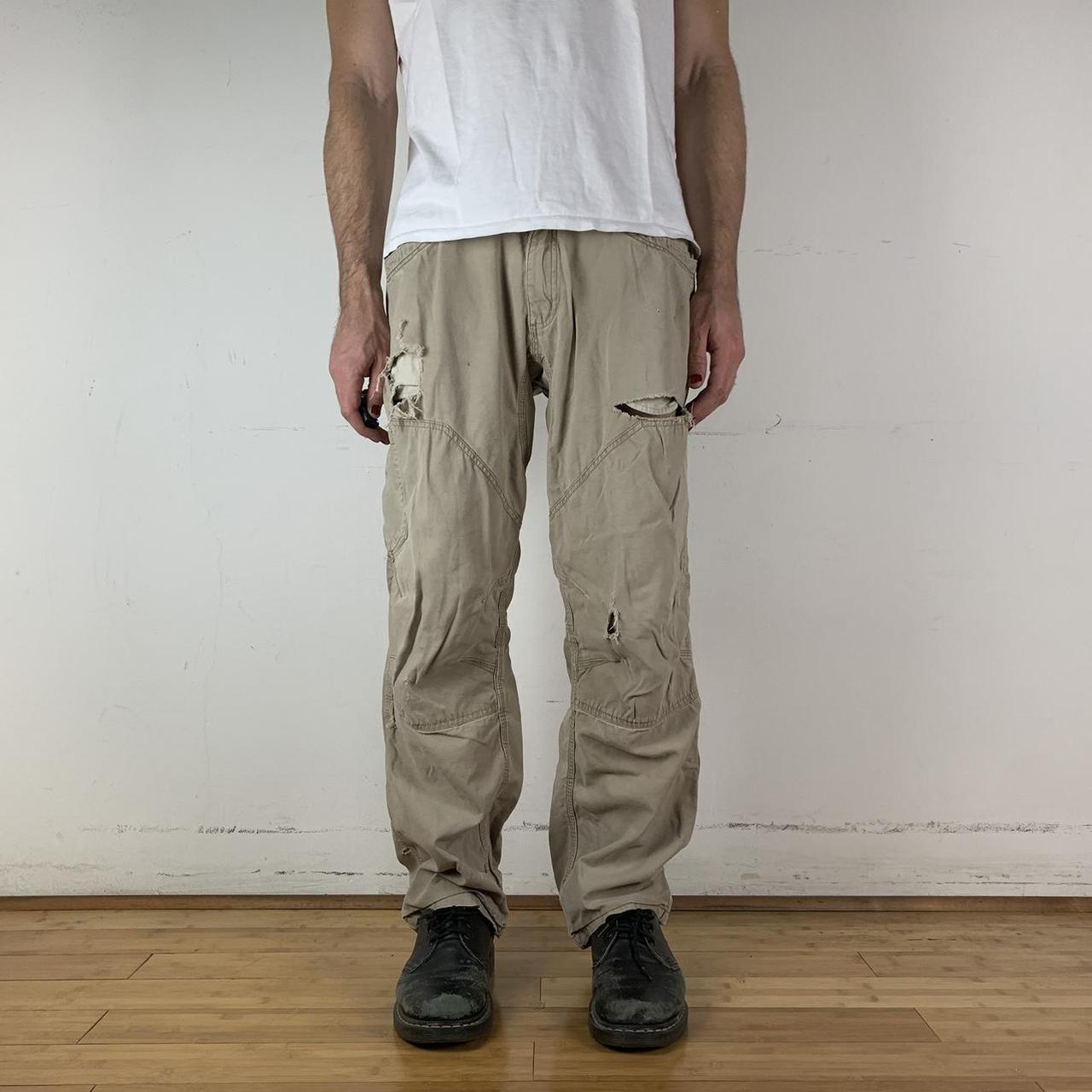 Unbranded Men's Brown Trousers | Depop