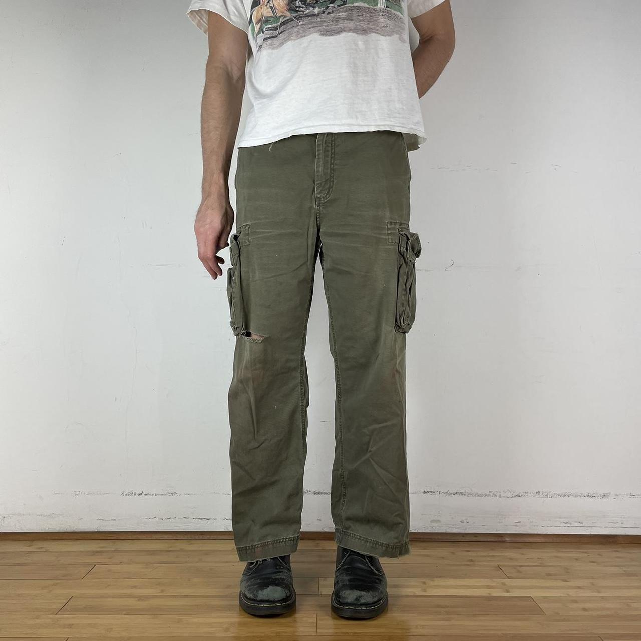 Timberland Men's Green Trousers | Depop