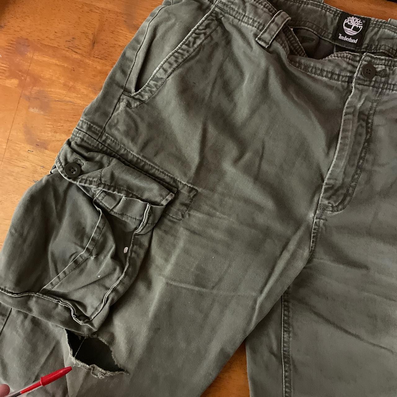 Timberland Men's Green Trousers | Depop