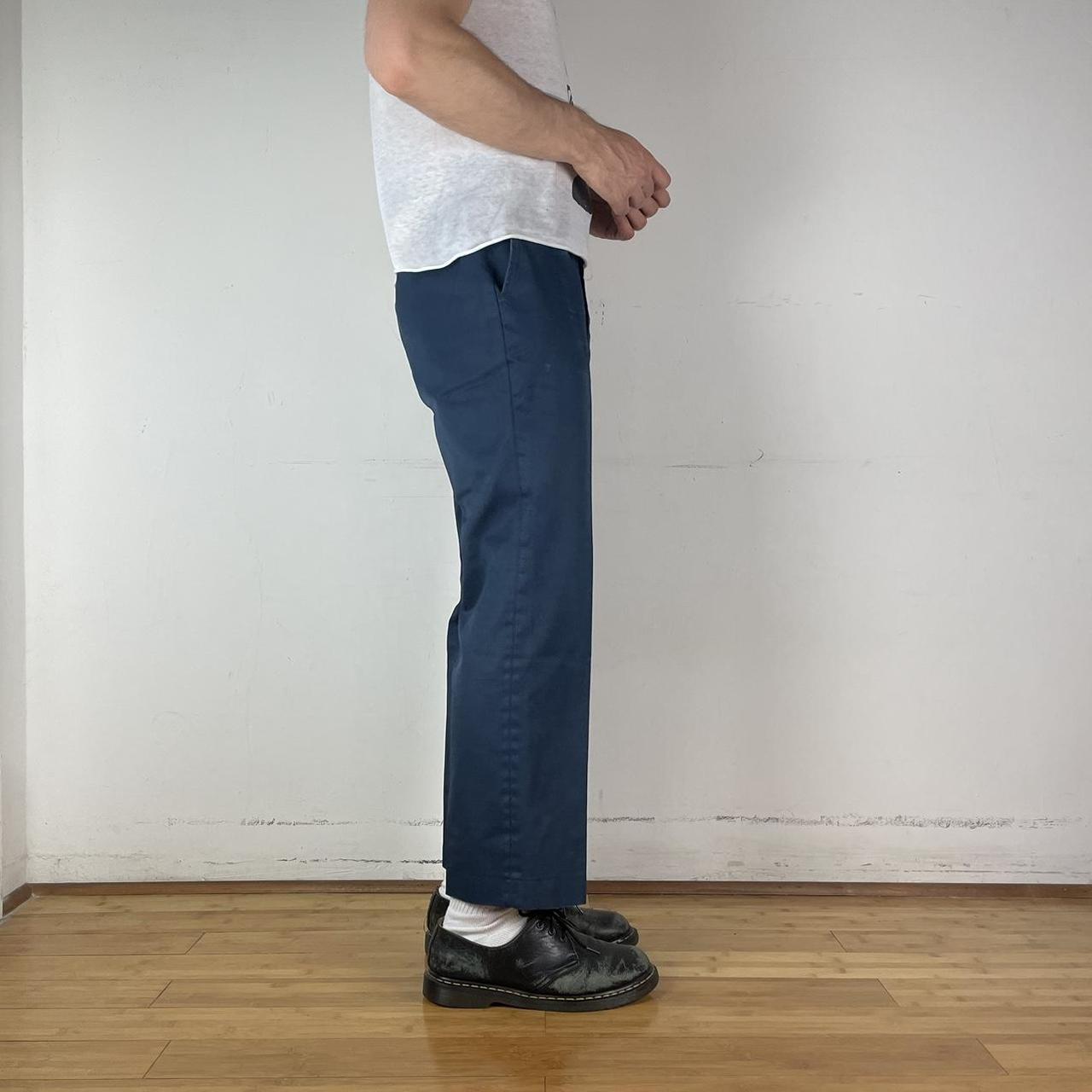 VINTAGE BIG MAC NAVY BLUE WORK PANTS ① smooth... - Depop