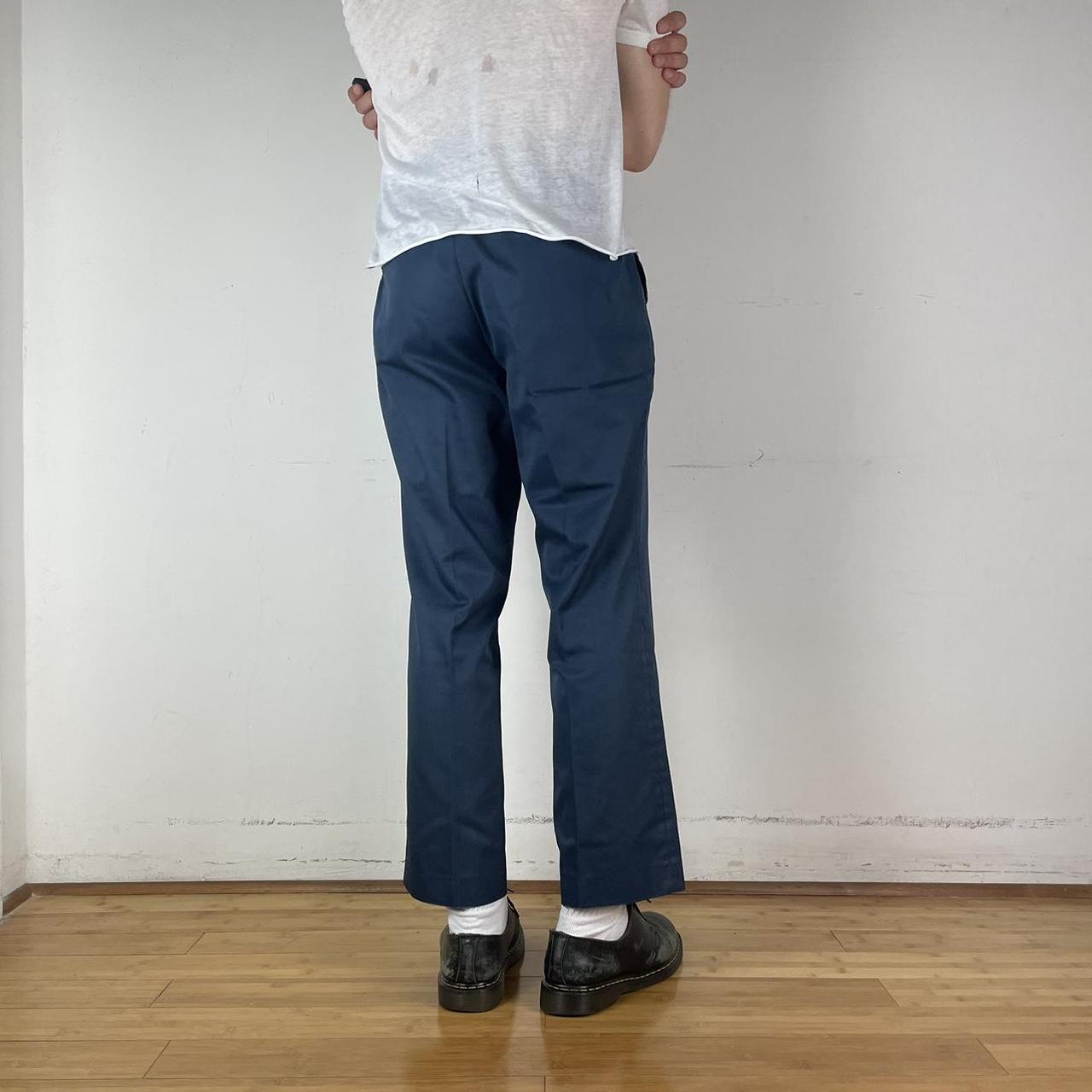 VINTAGE BIG MAC NAVY BLUE WORK PANTS ① smooth... - Depop