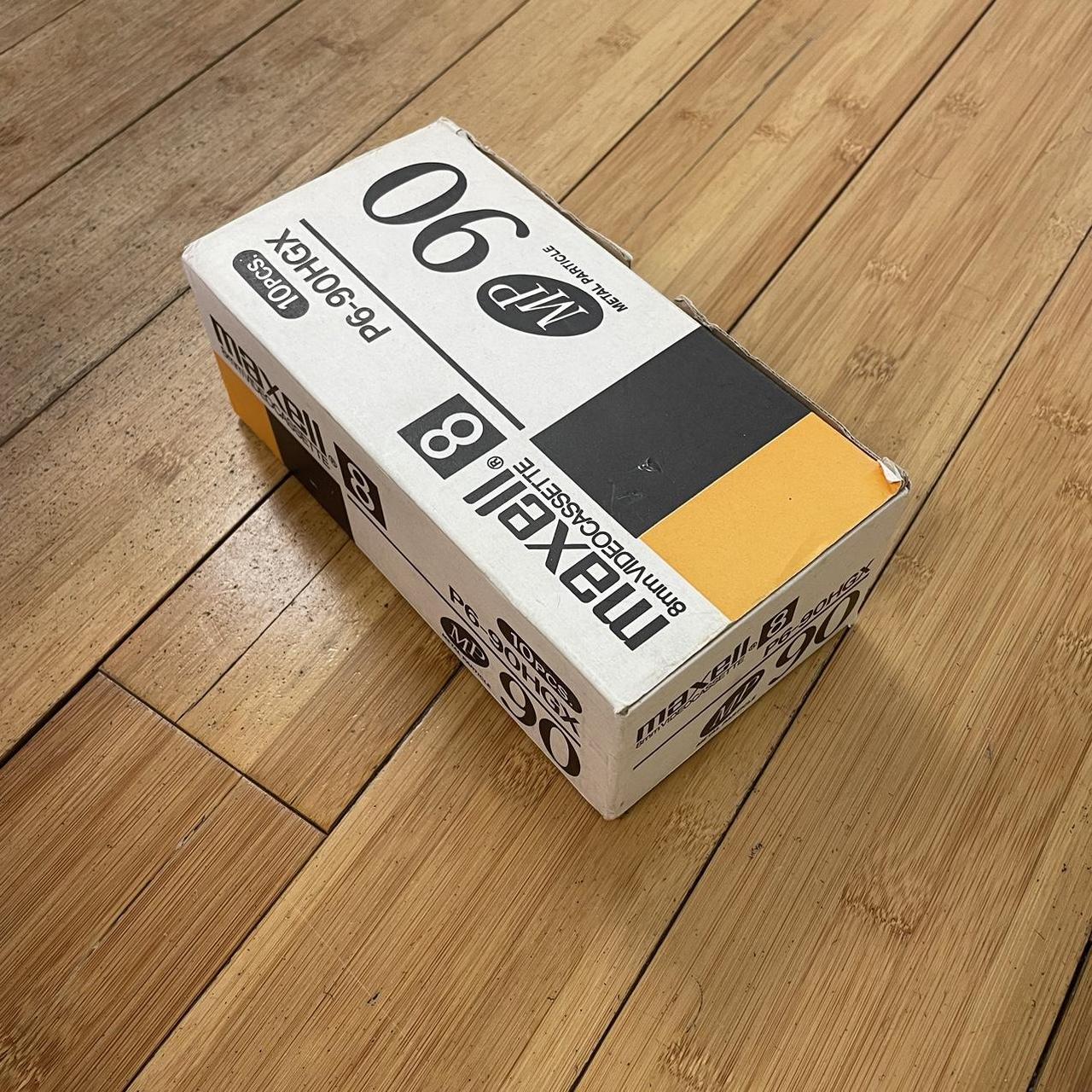 MAXWELL 8MM VIDEOCASSETTE TAPES 10-PACK ① P6-90HGX,... - Depop