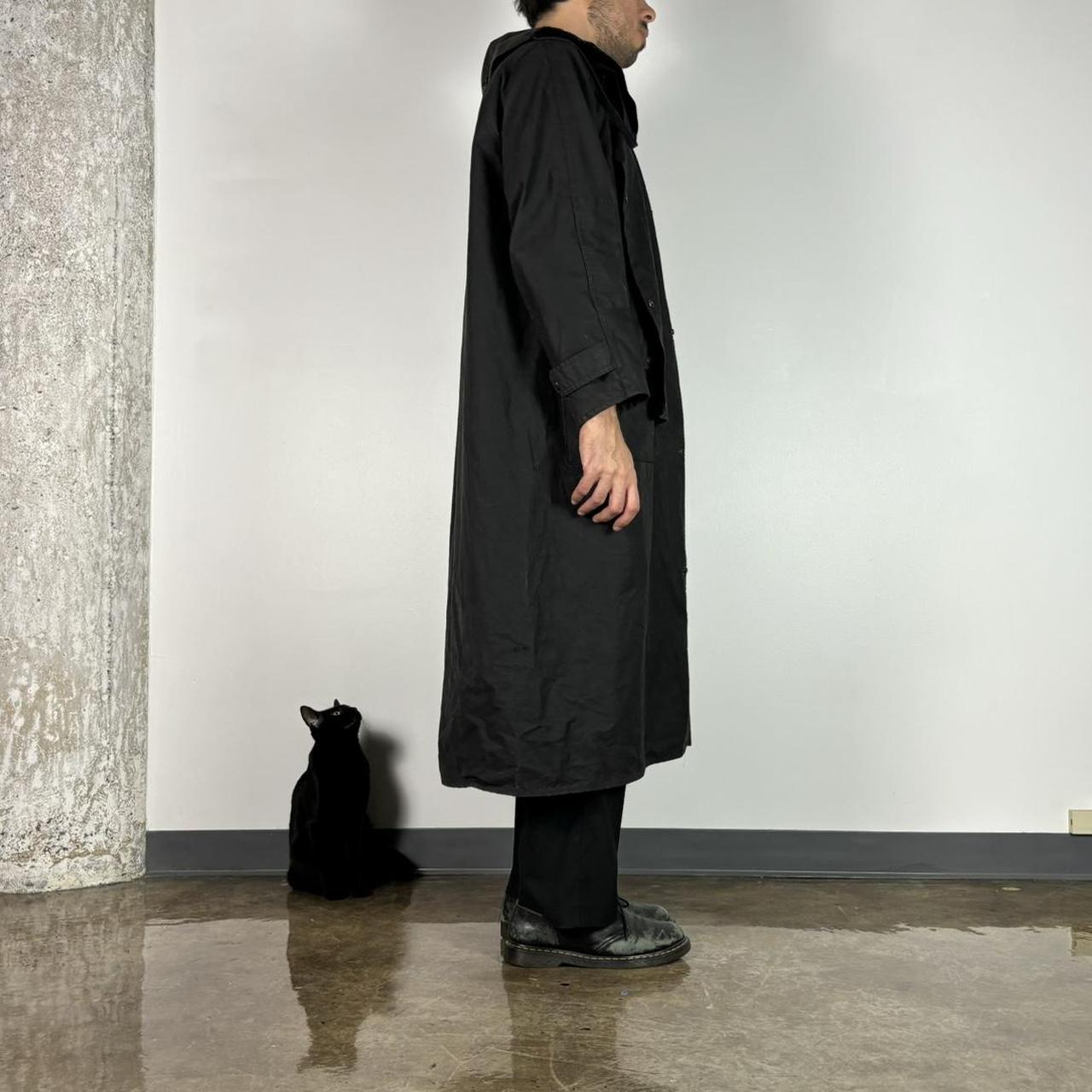 DRIZA BONE BLACK WAXED RIDER COAT ① overcoat,... - Depop