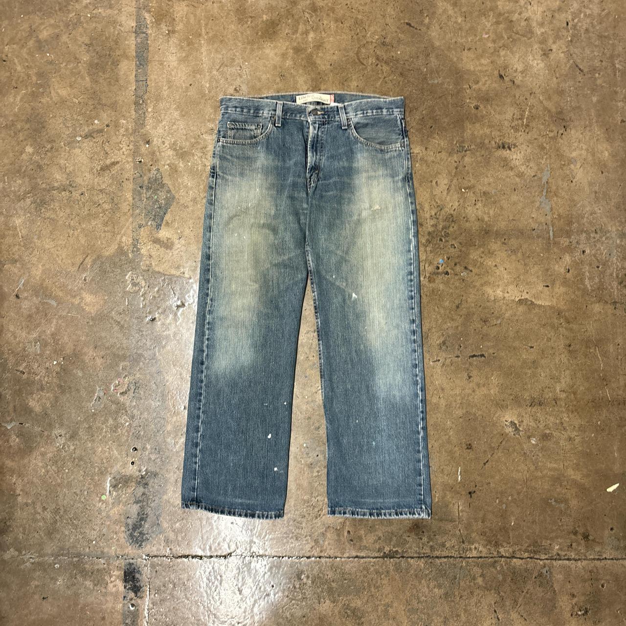 2000S VINTAGE LEVIS 529 LOW RISE STRAIGHT BLUE... - Depop