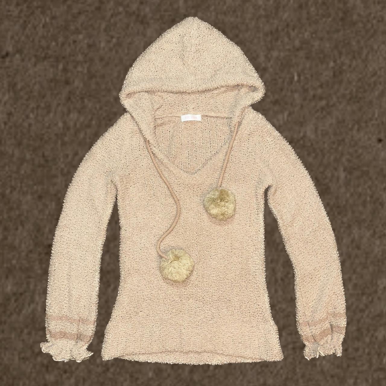 liz lisa cute towel material jumper with string pom... - Depop