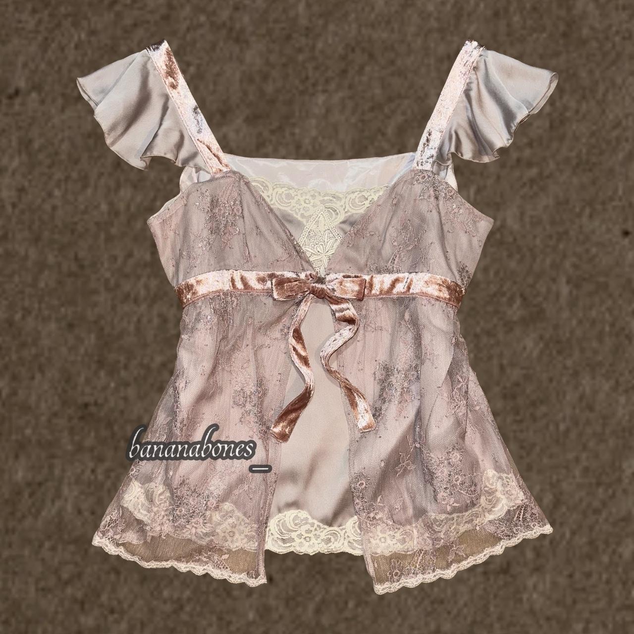 ethereal dusty pink blouse • japanese size 17abr,... - Depop