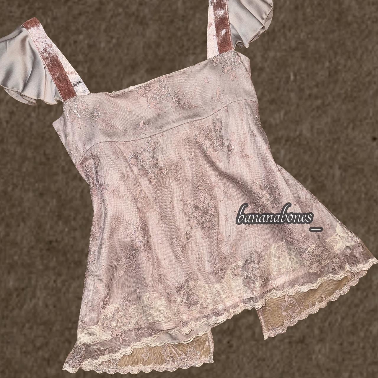 ethereal dusty pink blouse • japanese size 17abr,... - Depop