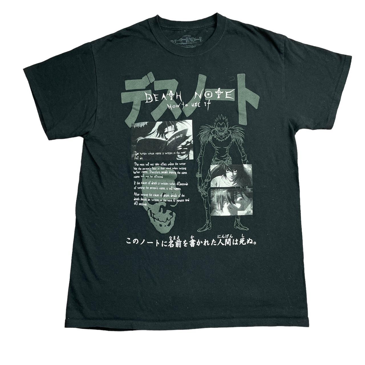Death Note Anime Graphic T-Shirt • In great... - Depop
